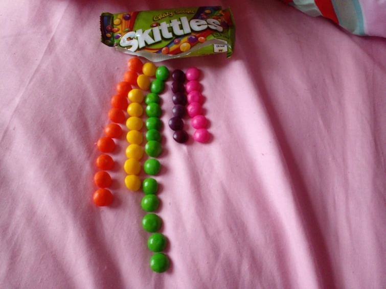 Well that's alot of green skittles. | Fandom