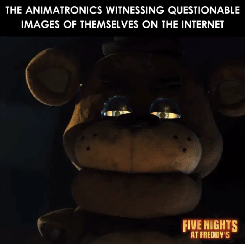 Can’t tell if Freddy is accepting this, or is flattered by how accurate ...