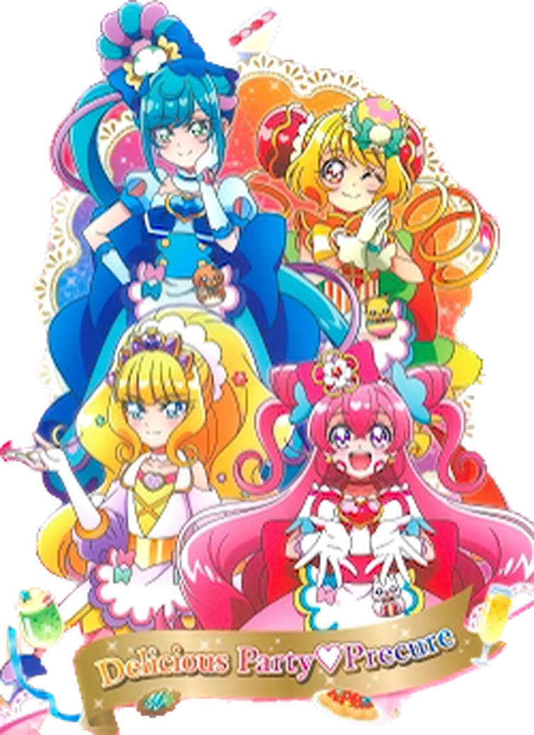 The four delicious party cures in no background) | Fandom