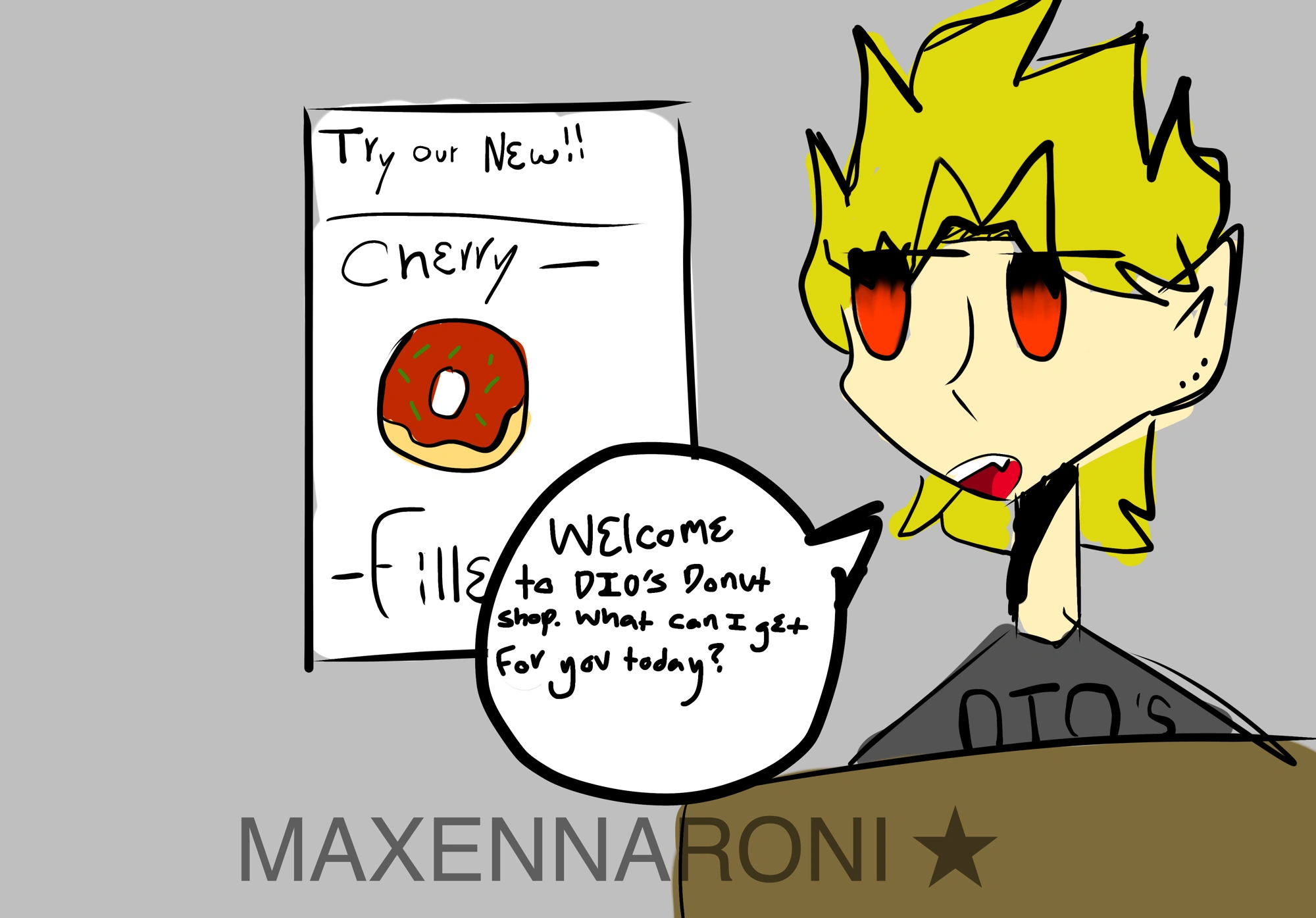 DIO's Donut shop. | Fandom