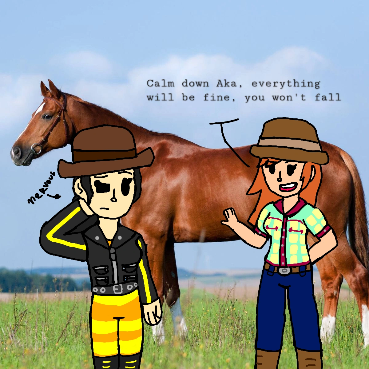 Peggy teaches Peggy to ride a horse | Fandom