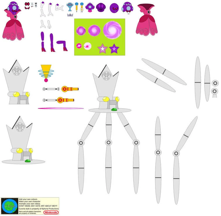Character Kphoria : Penny Crygor love Shroob Mushroom Alien mix Toad by ...