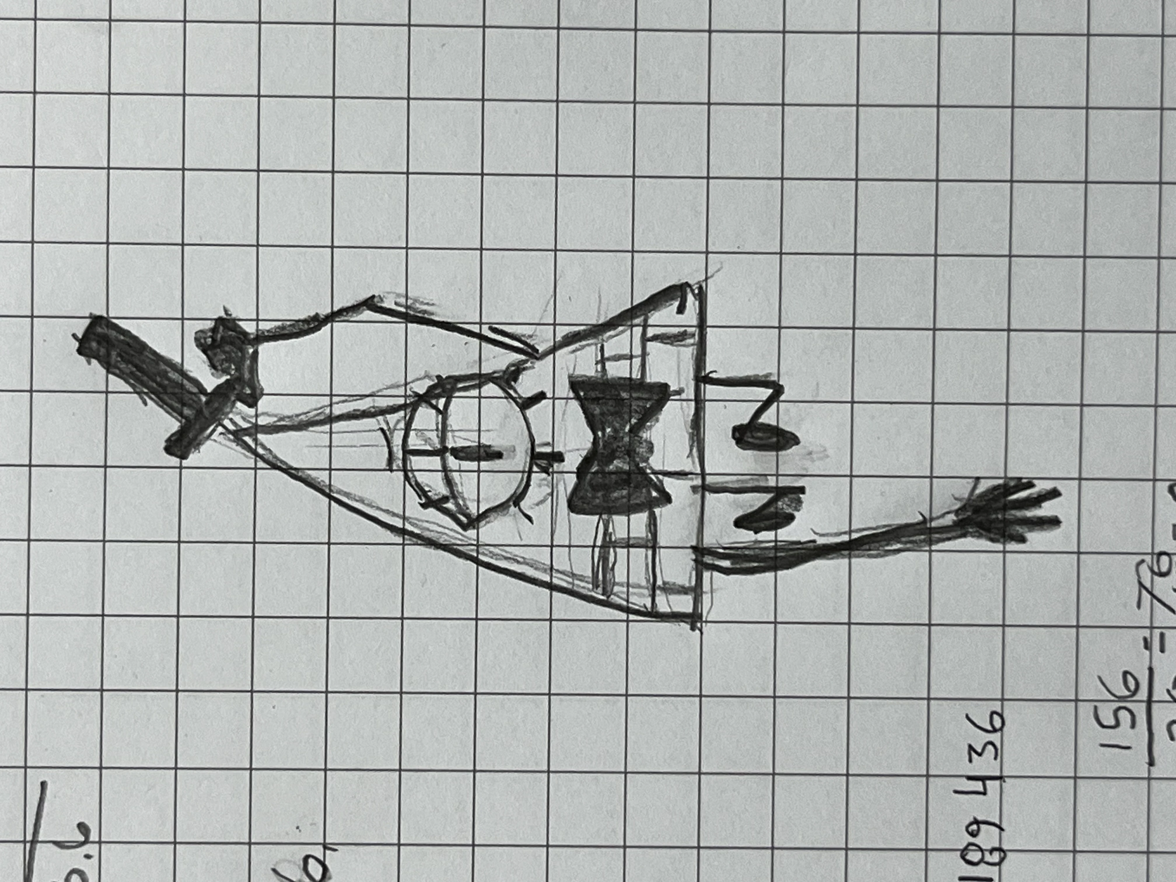 I drew bill cipher (etal oot s’ti) | Fandom