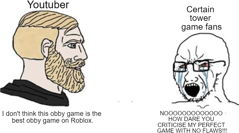 imagine crying because some yter didnt praise your game nonstop and had ...