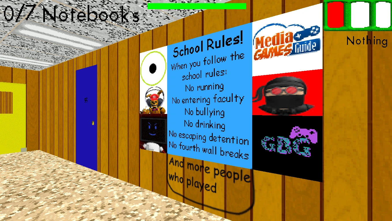 Yo, someone added my logo on Baldi's Basics mod! | Fandom