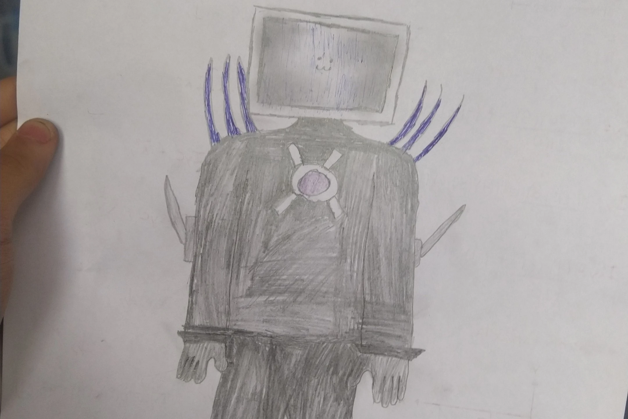 My drawing of the Titan tv man | Fandom