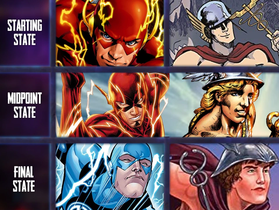 Barry Allen/The Flash vs Hermes (DC vs Mythology) "Forces of Godspeed ...