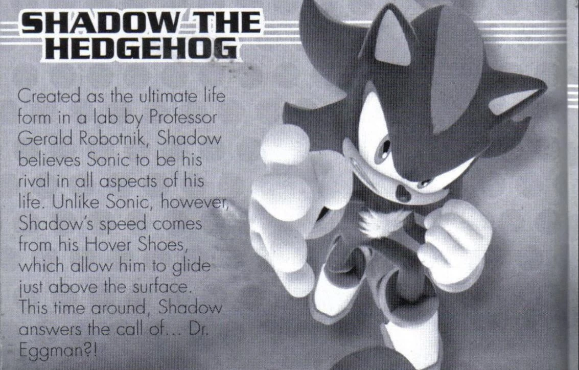 Does Shadow's Speed Come From His Airshoes Or Is He Just Naturally That ...