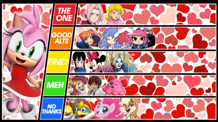 Amy Rose Tier List | Fandom