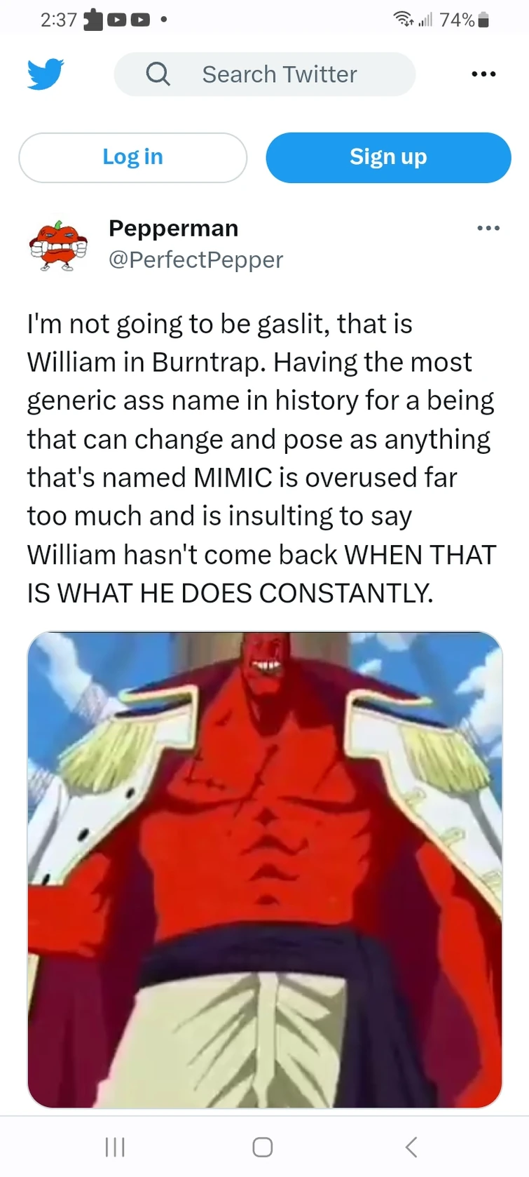 Thoughts on this take? (Repost because I didn't get any opinions) | Fandom