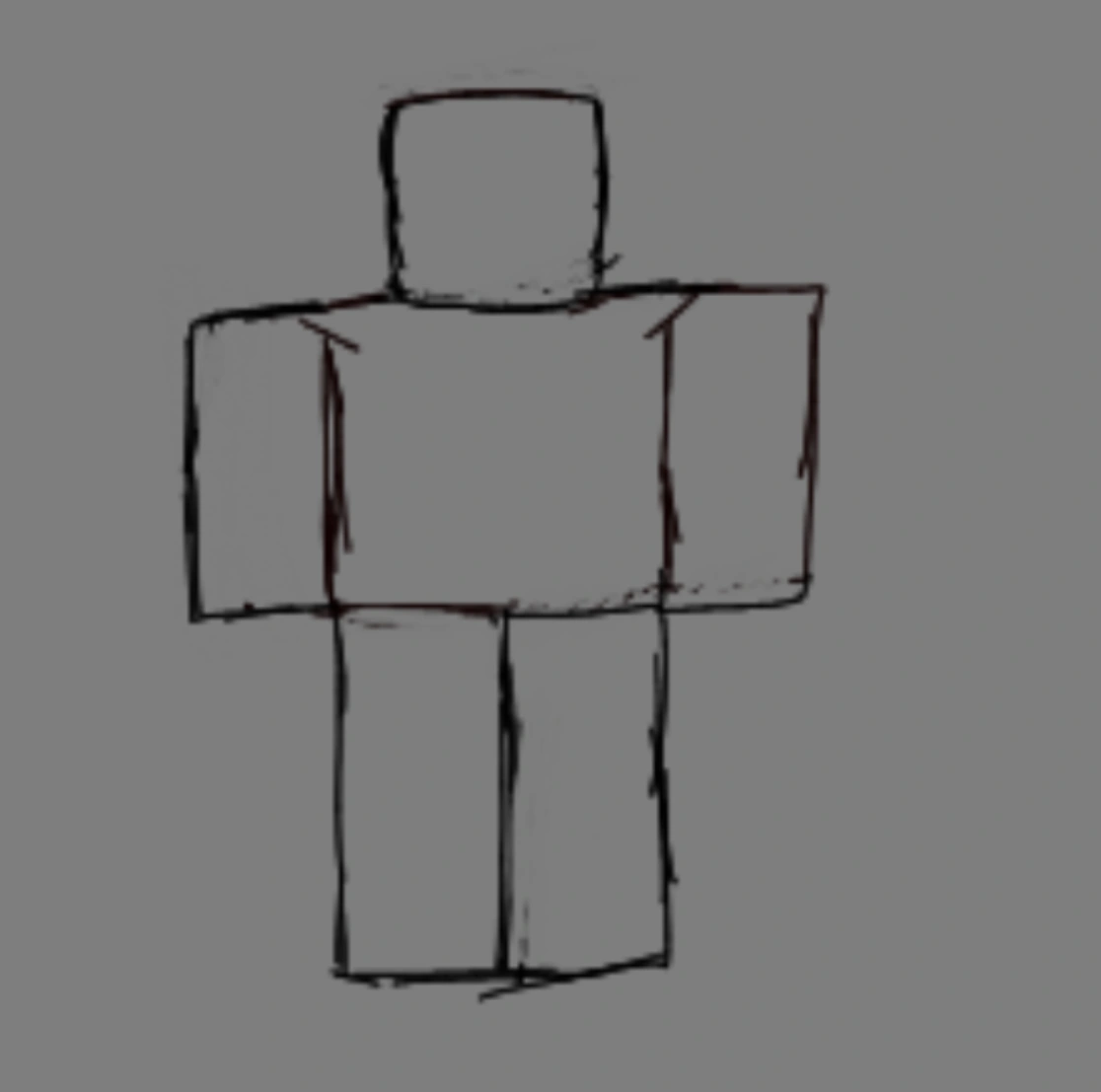 I have this blank base for a robloxian what do I add to it | Fandom