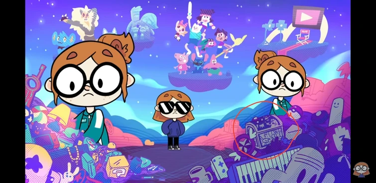 GUYS WATCH ILLYMATION SHE HAS OWL HOUSE CHARACTERS IN THE BACKGROUND OF ...