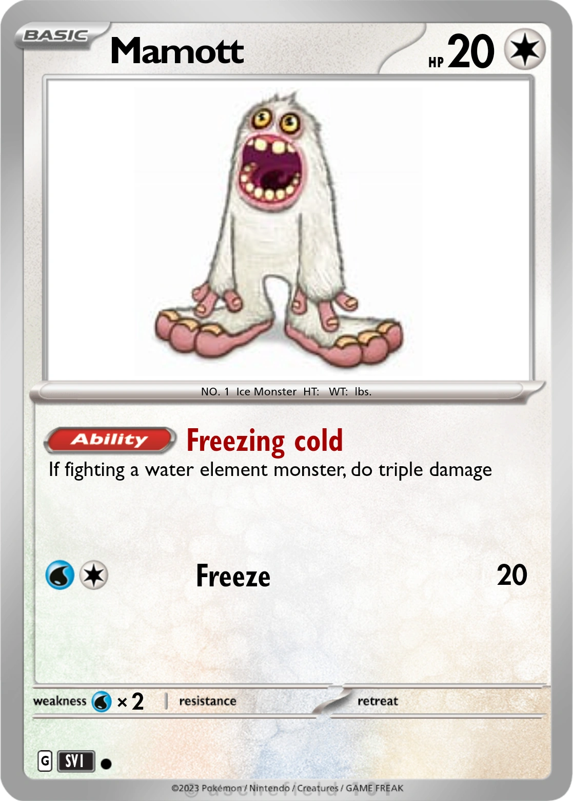 If msm made cards part one: mamott | Fandom