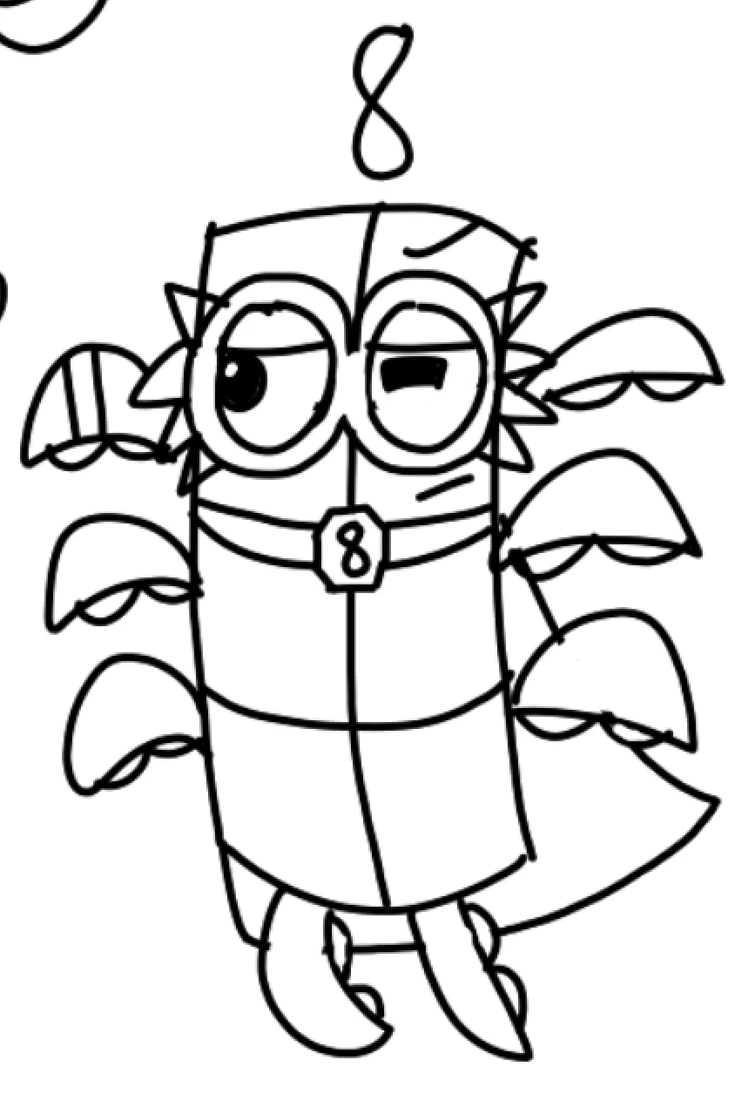 Sup Numberblocks Wiki! Here’s my AU designs and Headcanons for NBs 1-10 ...