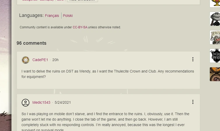 Can anyone else comment? | Fandom