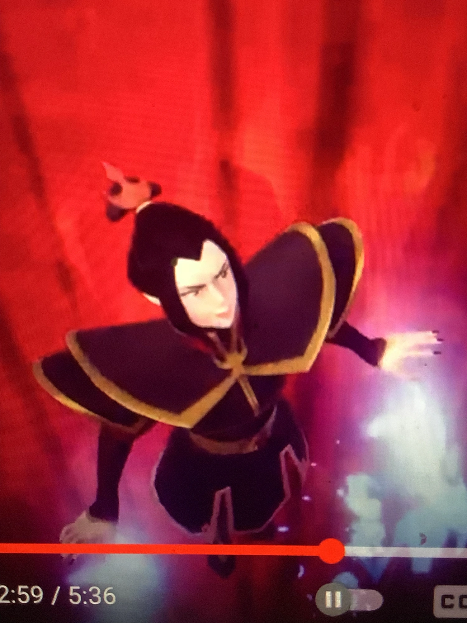 Azula flying in the red sky | Fandom
