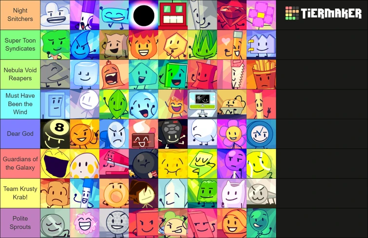 BFB but the teams are randomized #1 | Fandom