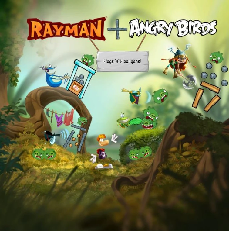 Rayman x Angry Birds: Hogs 'n' Hooligans! | Fandom