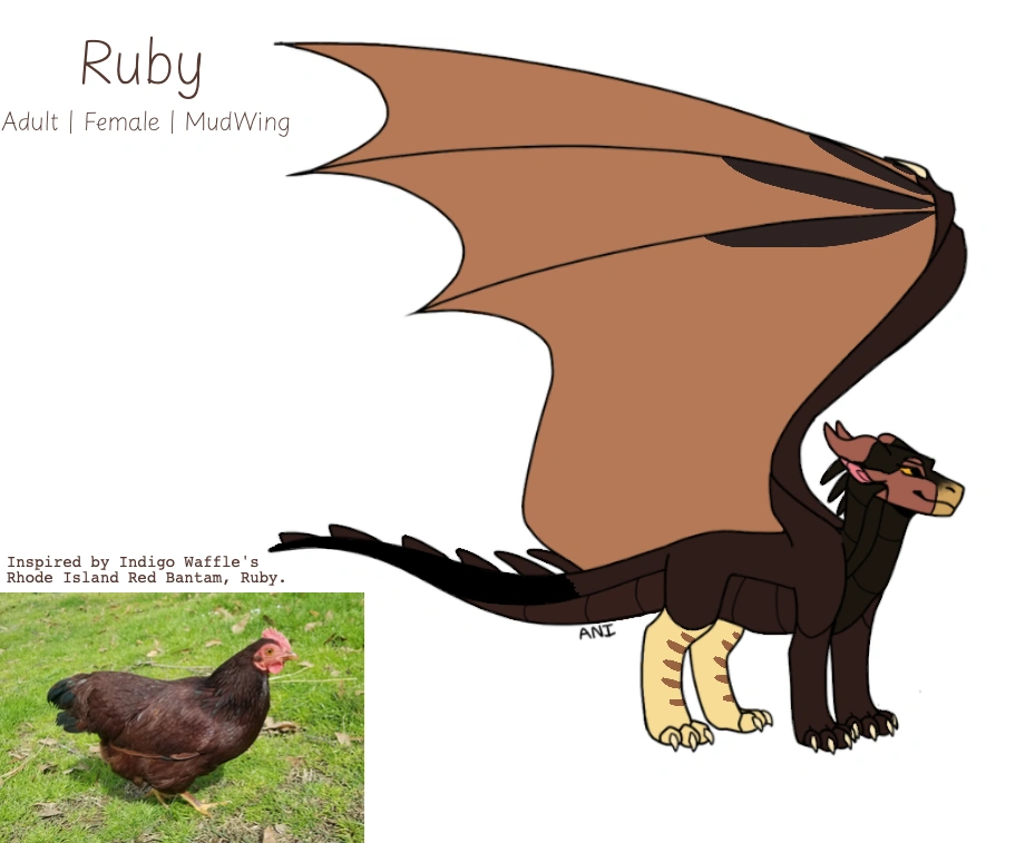 Completed Basefill: Ruby the MudWing | Fandom