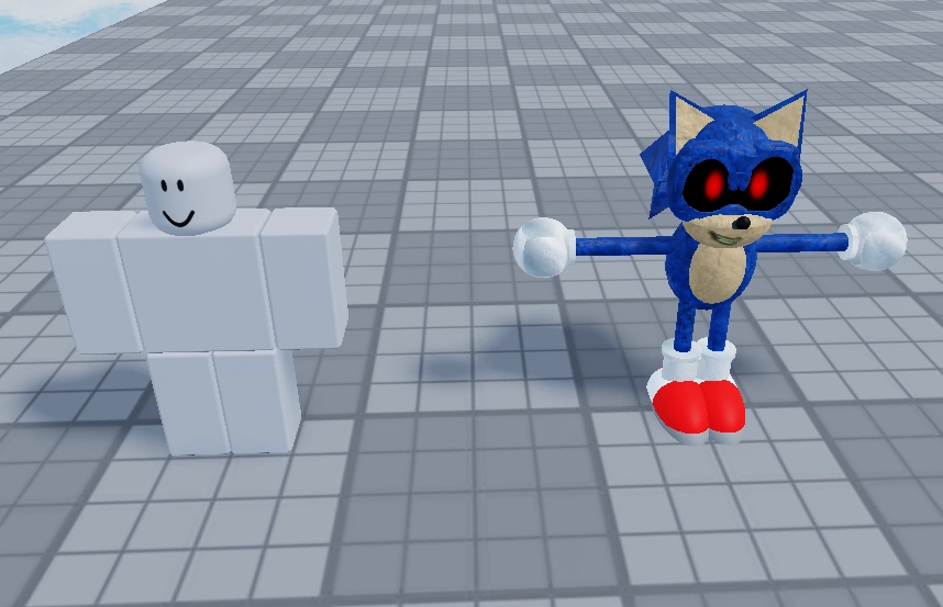 Sonic.EXE model I made in Obby Creator | Fandom