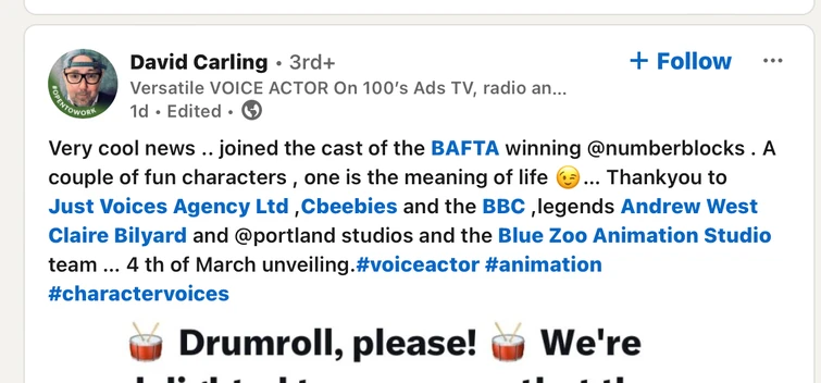 GUYS! David Carling voices Forty-Two, and that means... | Fandom