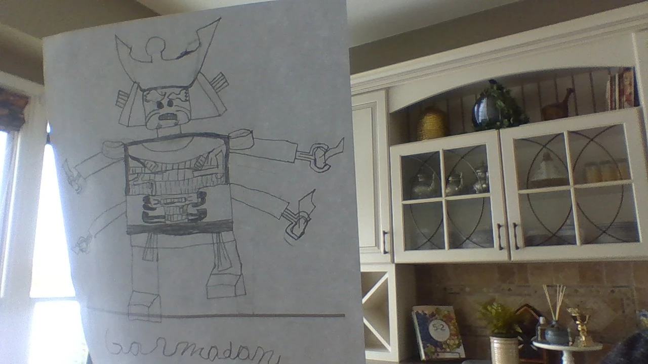 My second Lord Garmadon drawing (same as last time) (it's even worse ...
