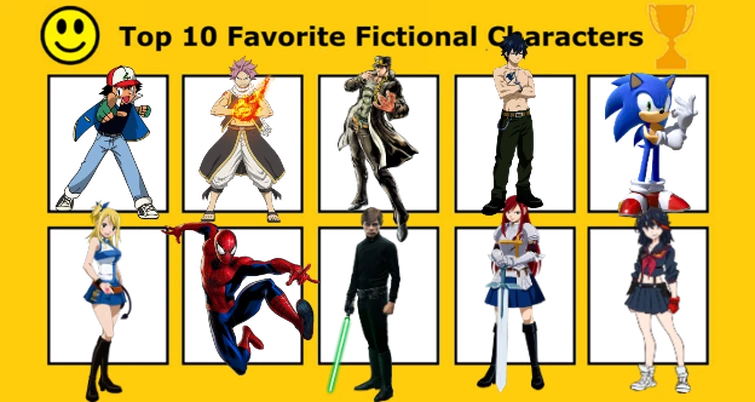 Here is my Top 10 Favorite Character of all time. | Fandom