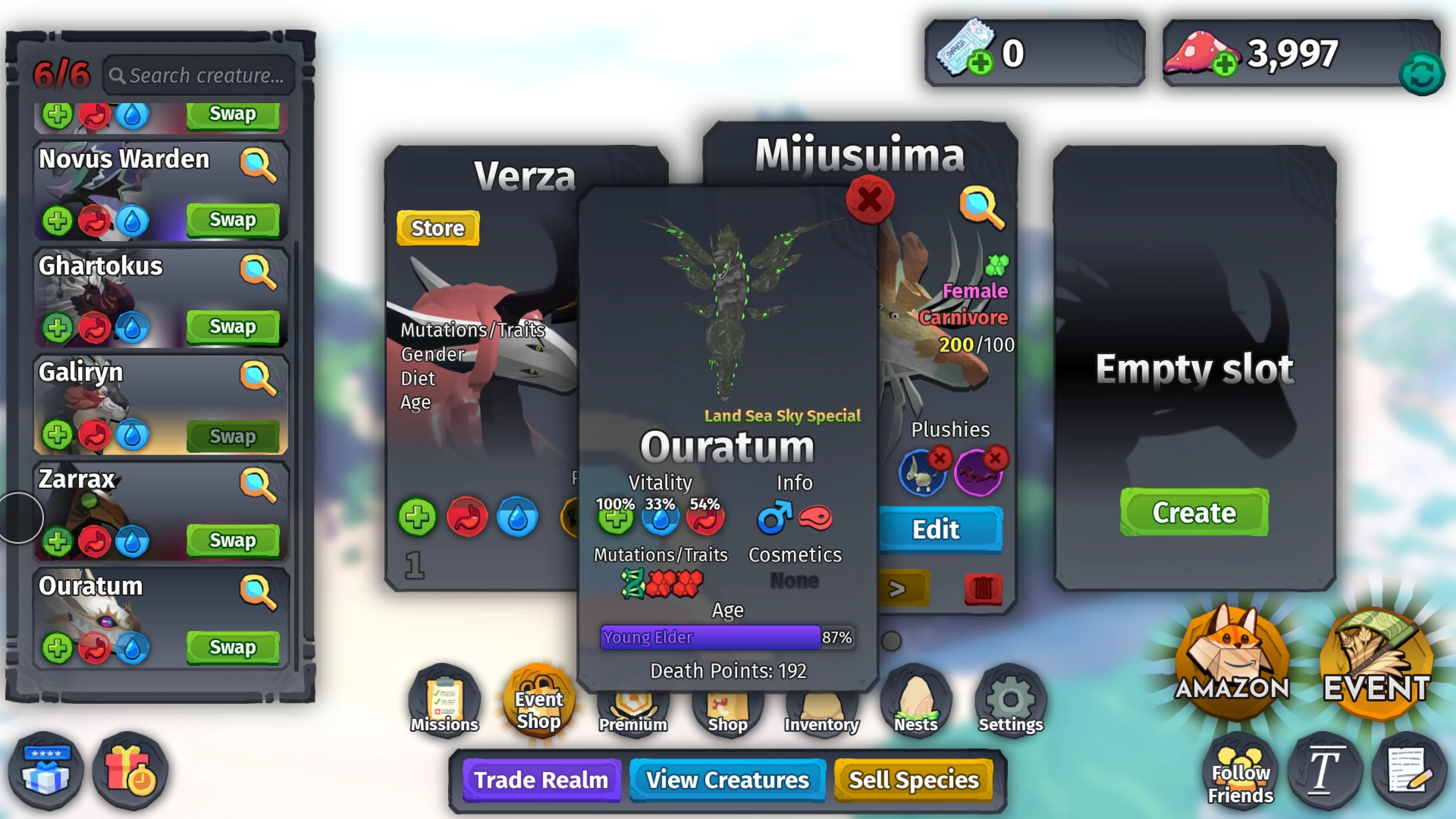 Selling an overgrown Ouratum with bite + weight traits | Fandom