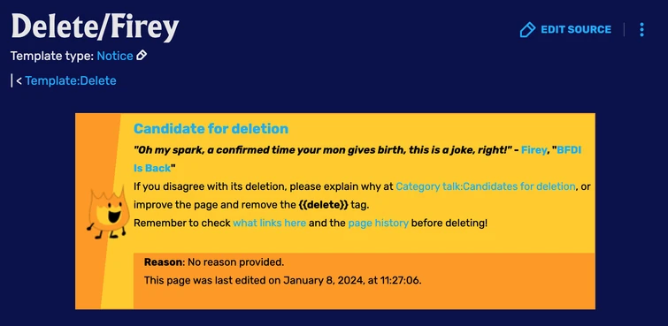 I fixed a template! | Fandom