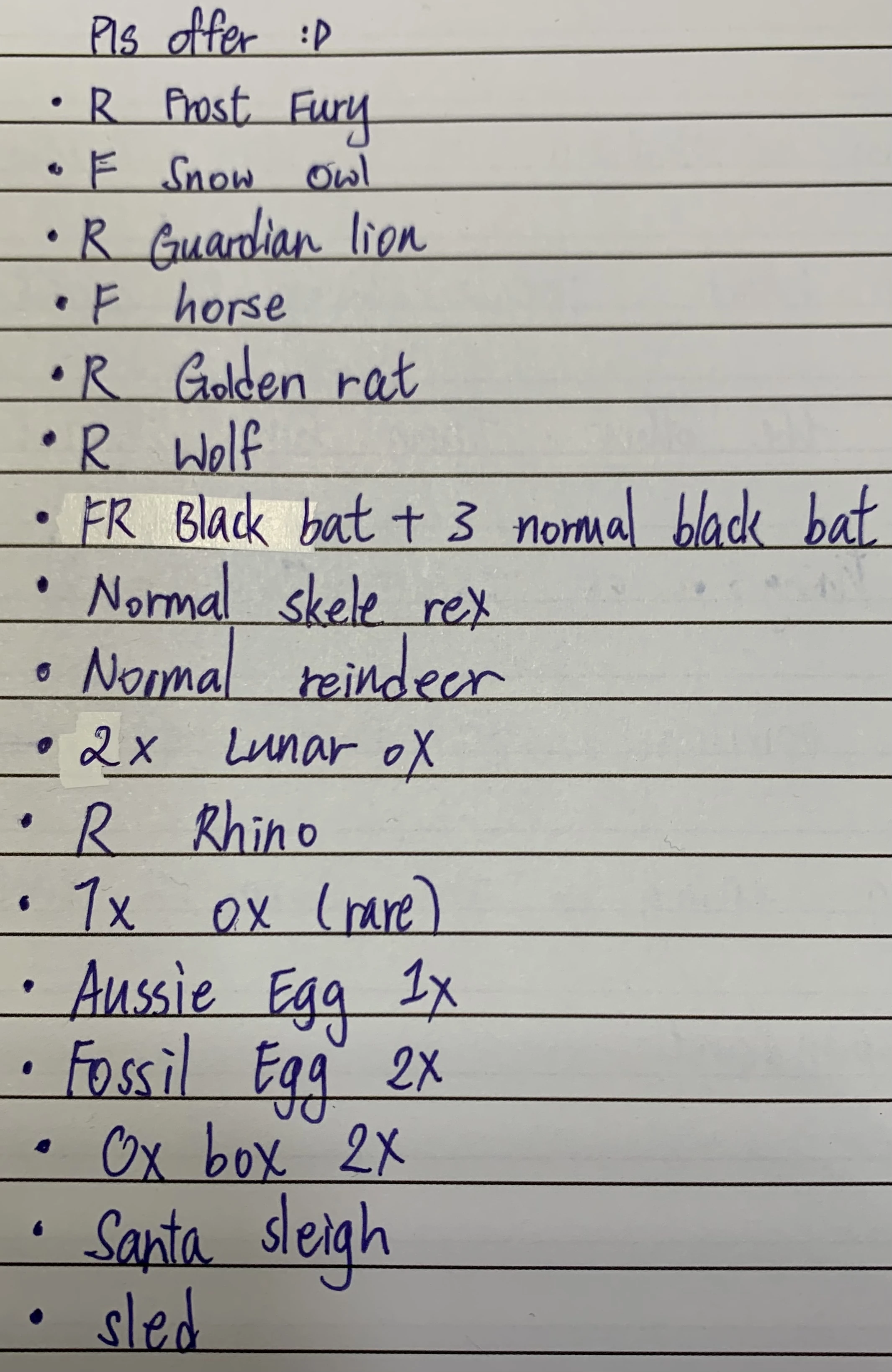 Pls offer !!! | Fandom