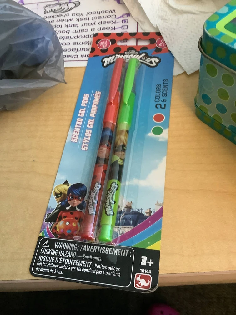 I got miraculous ladybug pens! | Fandom