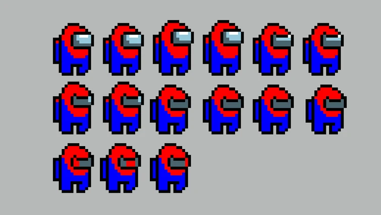 pixel among us- unused sprites | Fandom