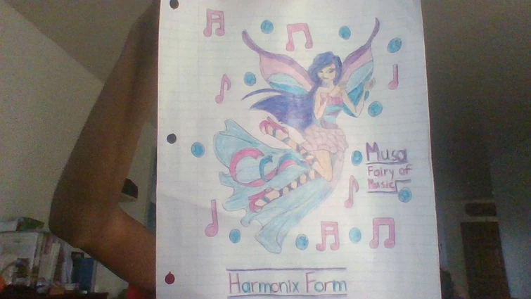 I drew Miele's Fairy Form and Musa's Harmonix Form | Fandom