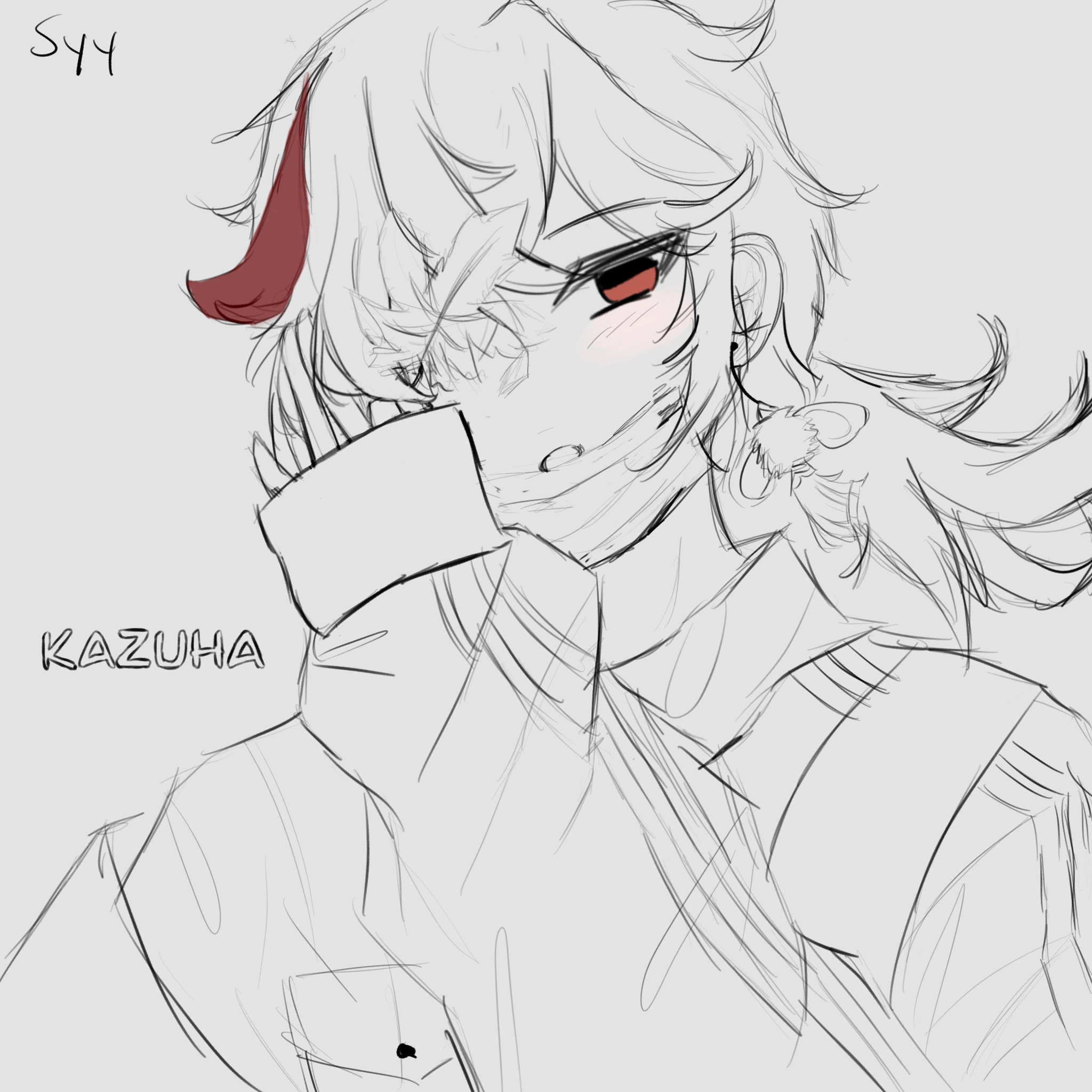 kazuha modern au fanart | Fandom