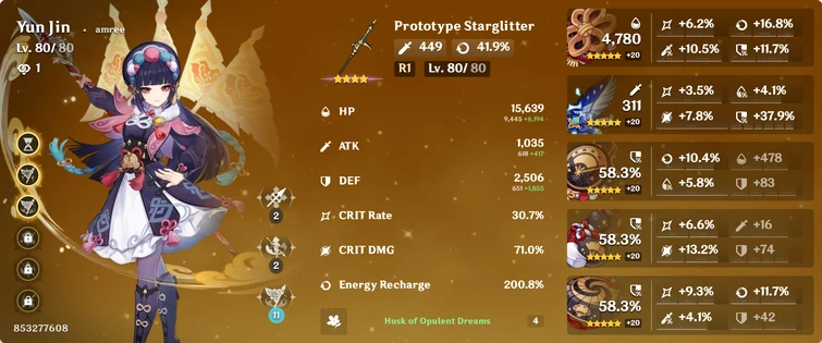 I got a new Sands for Yunjin | Fandom