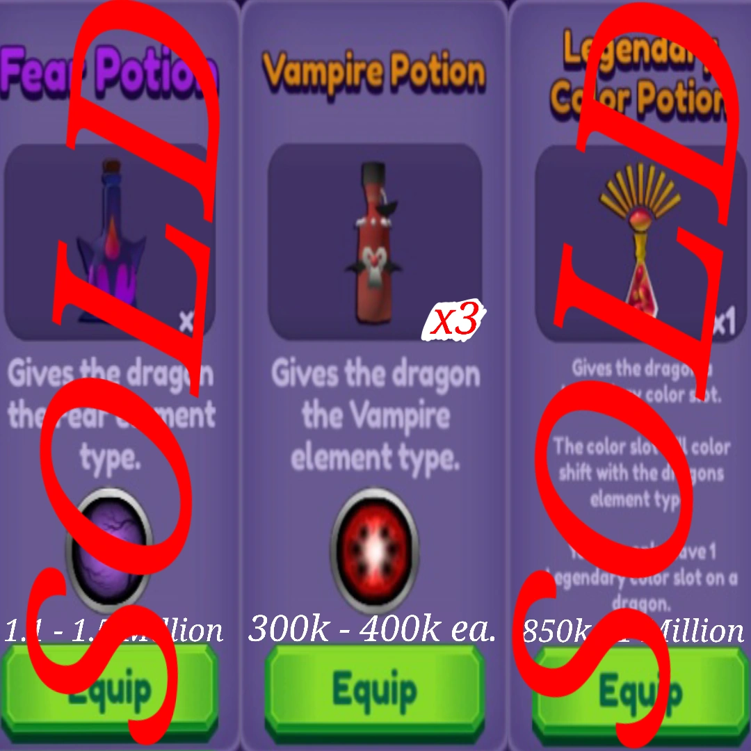 Selling Vamp ele pots | Fandom
