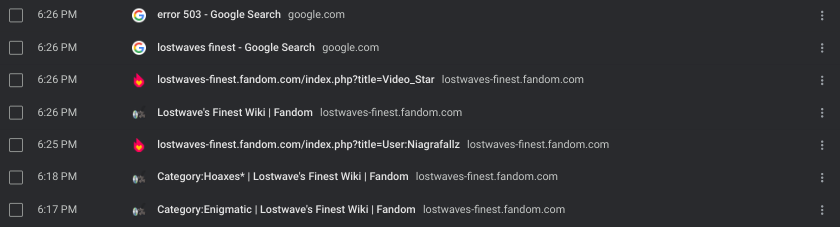 The site briefly went down while I was on it | Fandom