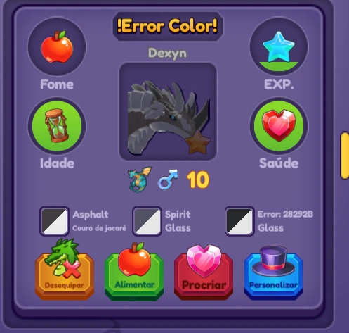 Trading/Selling 1/3 Black Error Color Dex (have 1 mut)! | Fandom