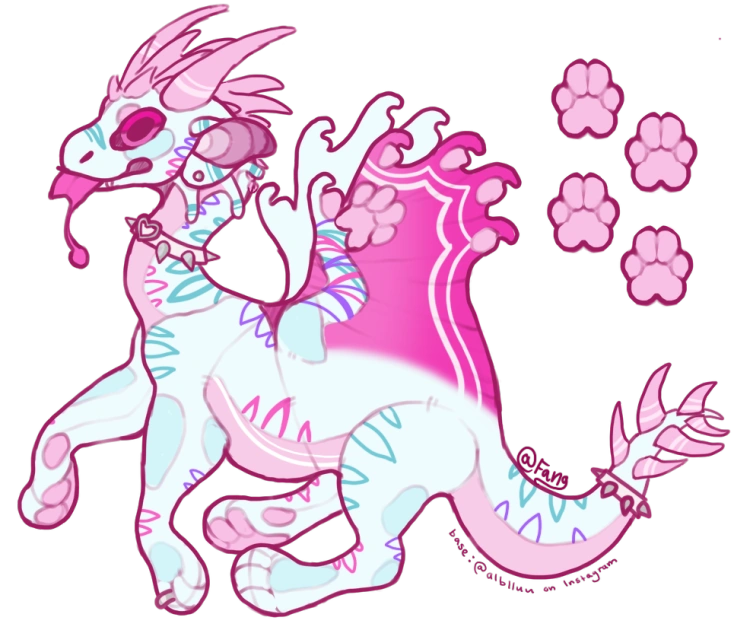 tentivite albluu rainwing/icewing basefill! | Fandom