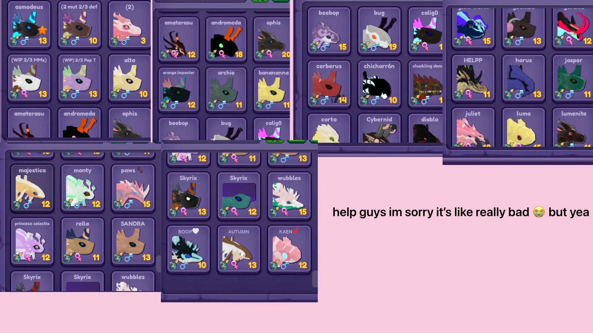 inventory auction ! ^^ | Fandom