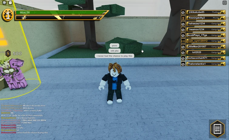 i found a game of old yba and you can't be banned for playing it | Fandom