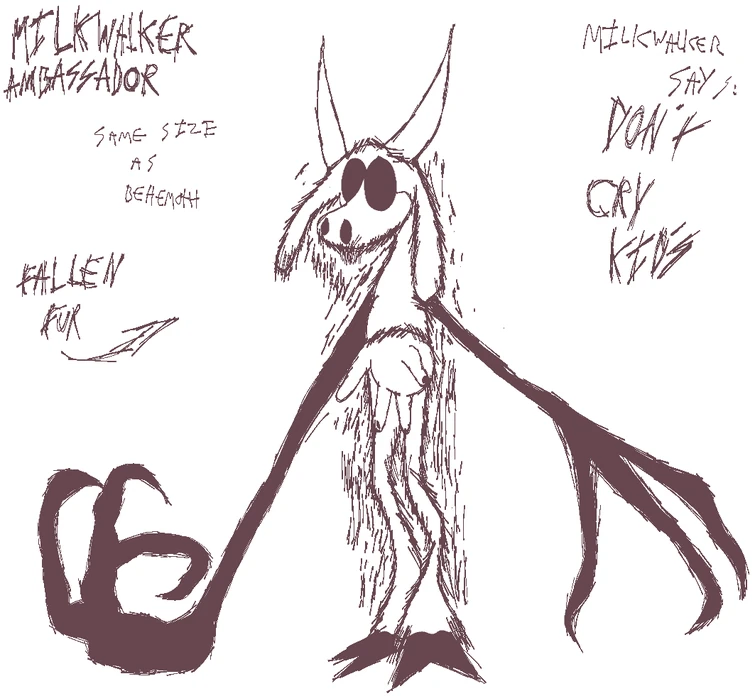 My take on Trevor Henderson's creature milkwalker ambassador | Fandom