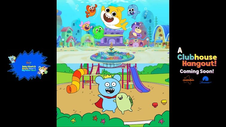 Baby Shark's Big Show! × Bossy Bear Crossover Idea(Clubhouse Video Chat ...