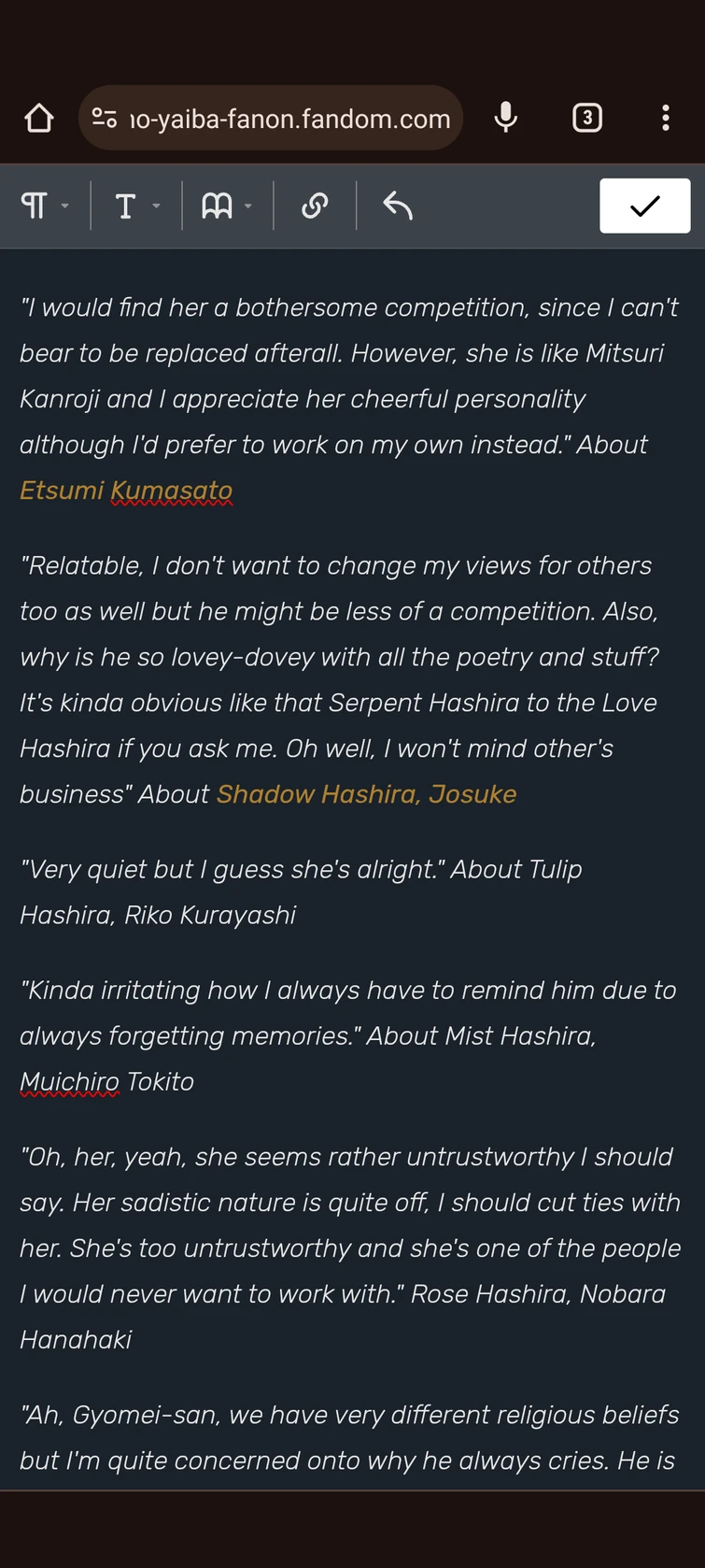 How Chikyu views all Hashira | Fandom