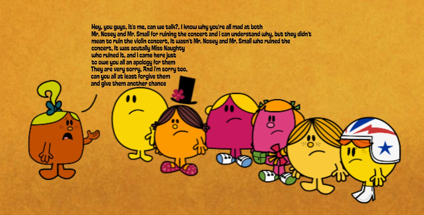 Miss Curious talking to everyone | Fandom