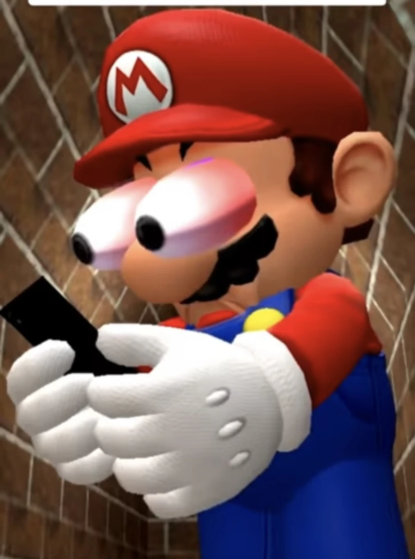 Mario is looking at you phone | Fandom