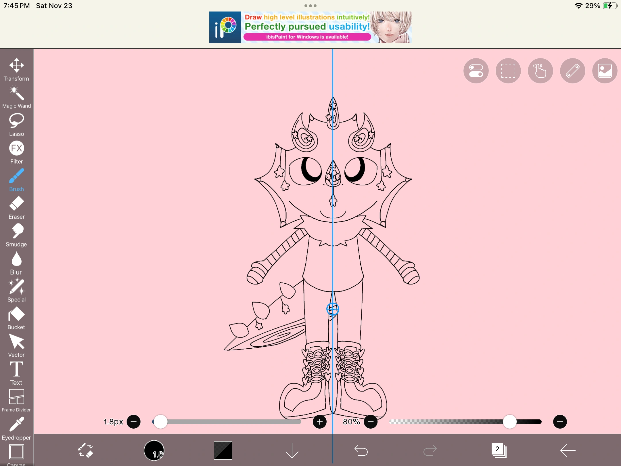 Currently making a toon oc for someone on toyhouse as a free custom ...
