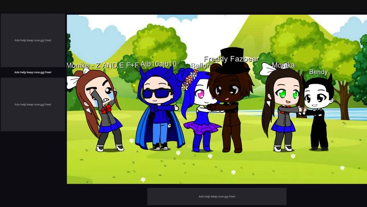 Ajb10 vs Monika (Fazbear And Friends Created by zamination and ...