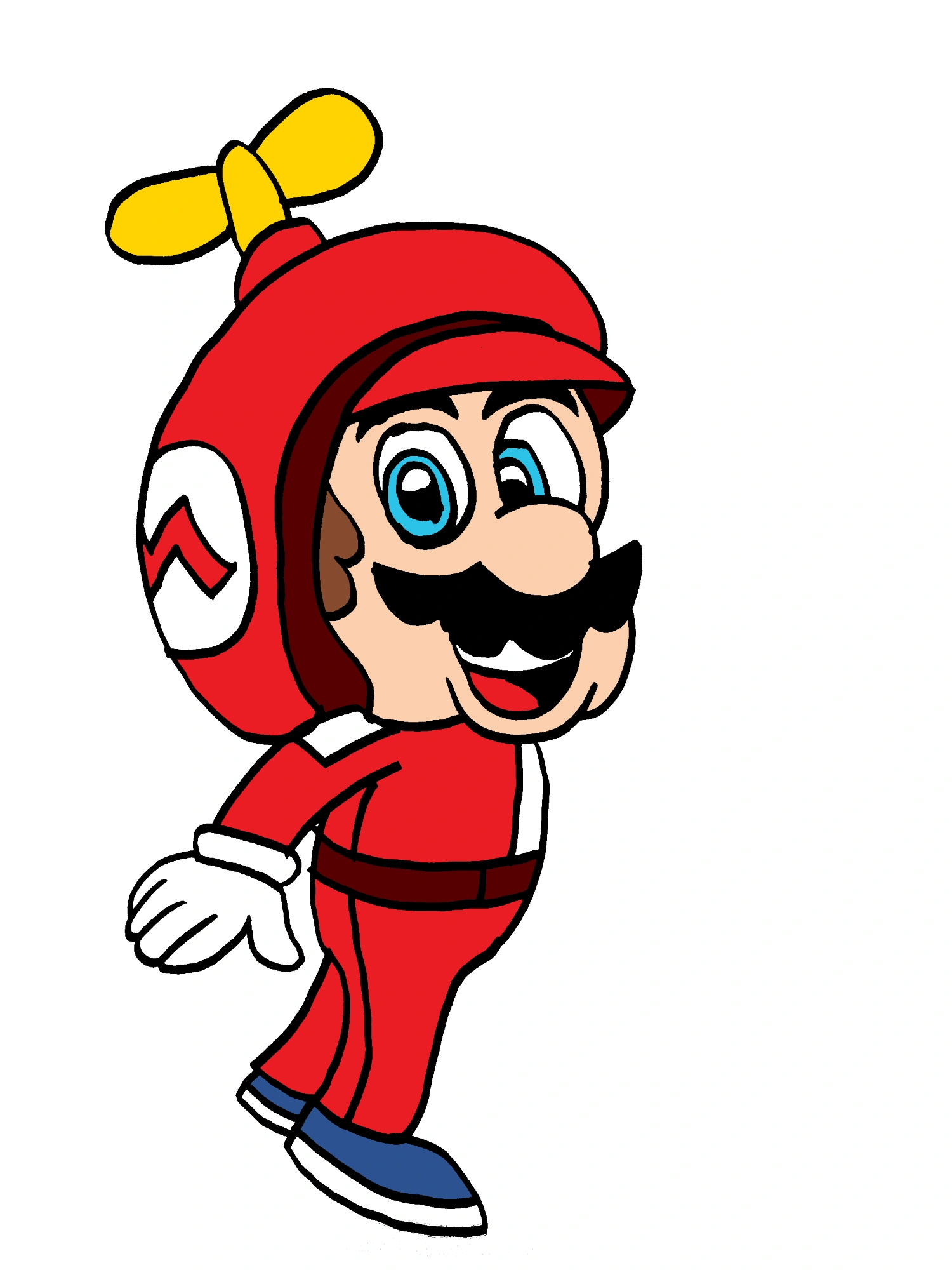 My drawing of Propeller Mario | Fandom