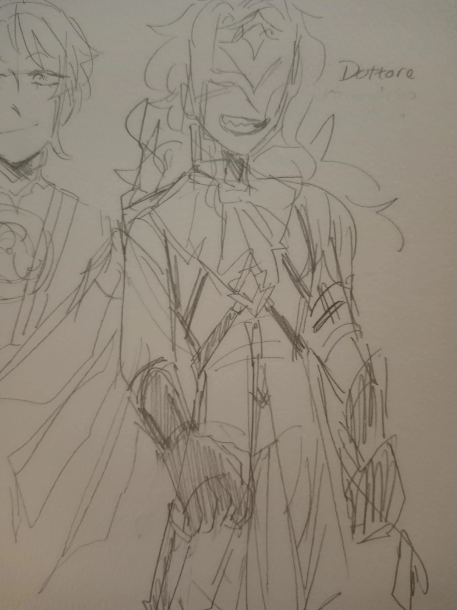 speed sketches bc we got some crumbs of dottore and scara | Fandom